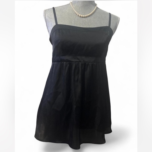 CAbi | Dresses | Cabi Black Camisole Topmini Dress | Poshmark